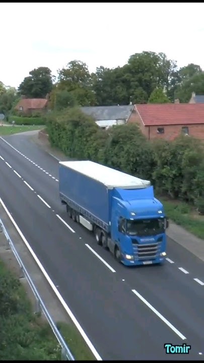 SCANIA R450 A1(M) motorway #truckspotting #lkw #tomir - YouTube