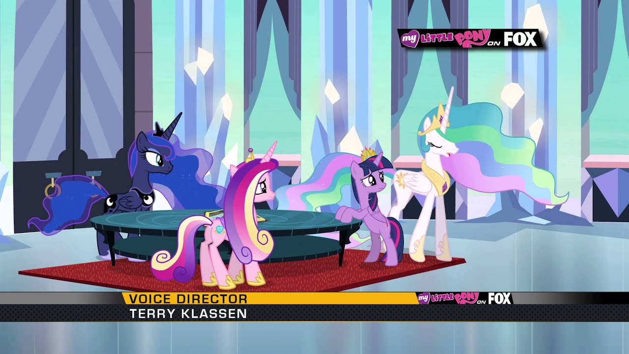 My Little Pony Credits (with NASCAR on FOX 2001 Theme) - YouTube