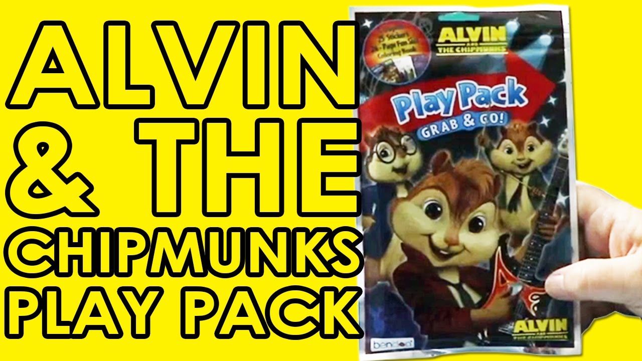 Alvin & The Chipmunks Play Pack Grab & Go - Activity Book - Kids World ...
