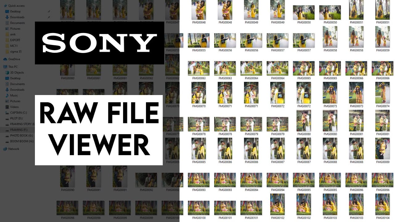 Sony Raw file thumbnail viewer for Windows || Solution !!! - YouTube