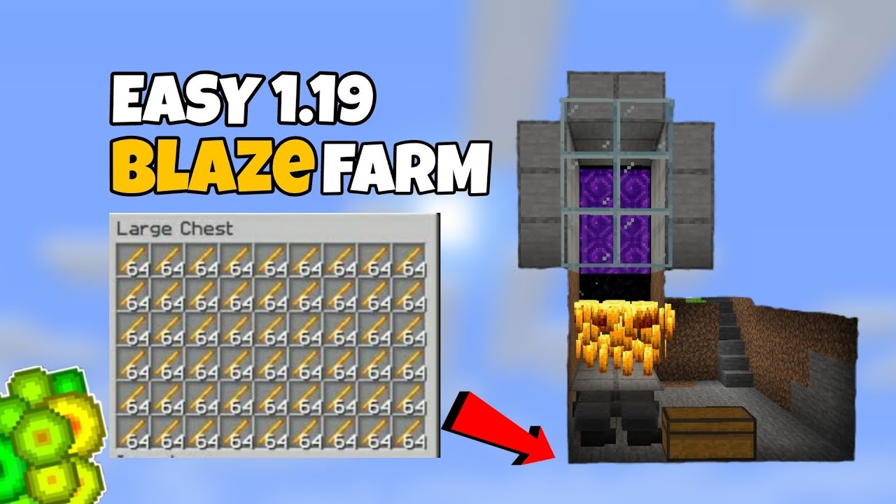 HOW to make 1.19 blaze farm in Minecraft bedrock edition#minecraft# ...