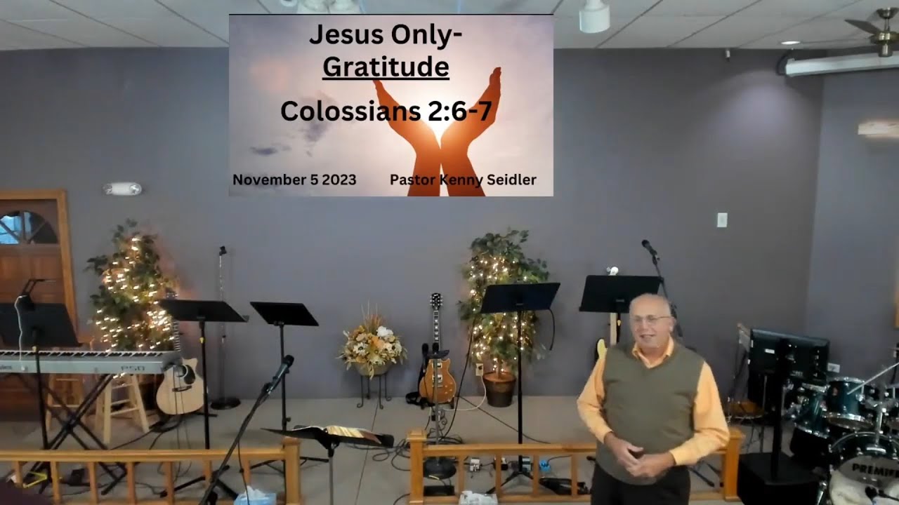 Jesus Only – Gratitude Sermon - YouTube