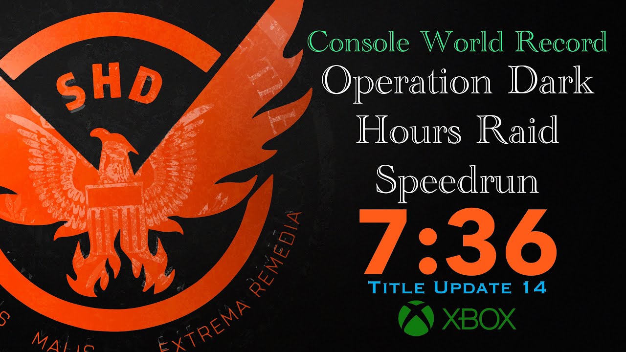 The Division 2 | [7:36] Title Update 14 Operation Dark Hours Raid ...