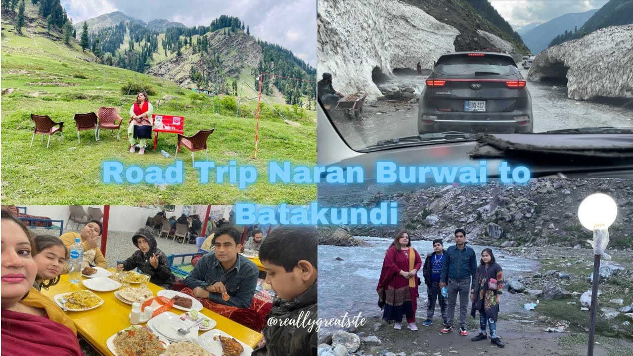 Naran Mei Baraf K Pahad Sath Pighalta Glacier | Naran To Burwai Tour ...