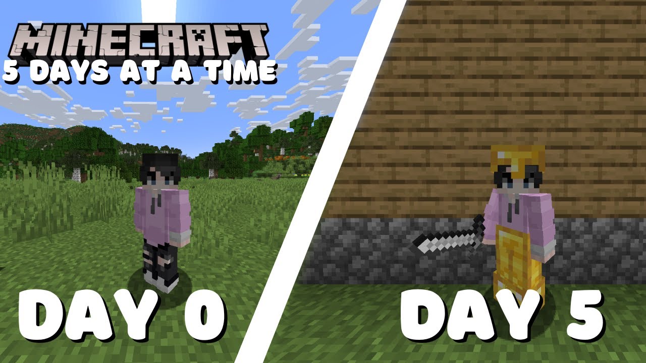 5 days at a time in Minecraft Hardcore - episode 1 | hartay's pov - YouTube