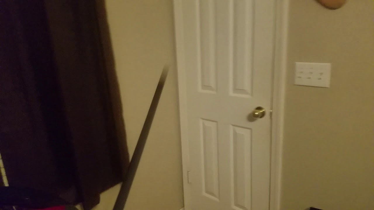 Throwing a metal bar at a door - YouTube