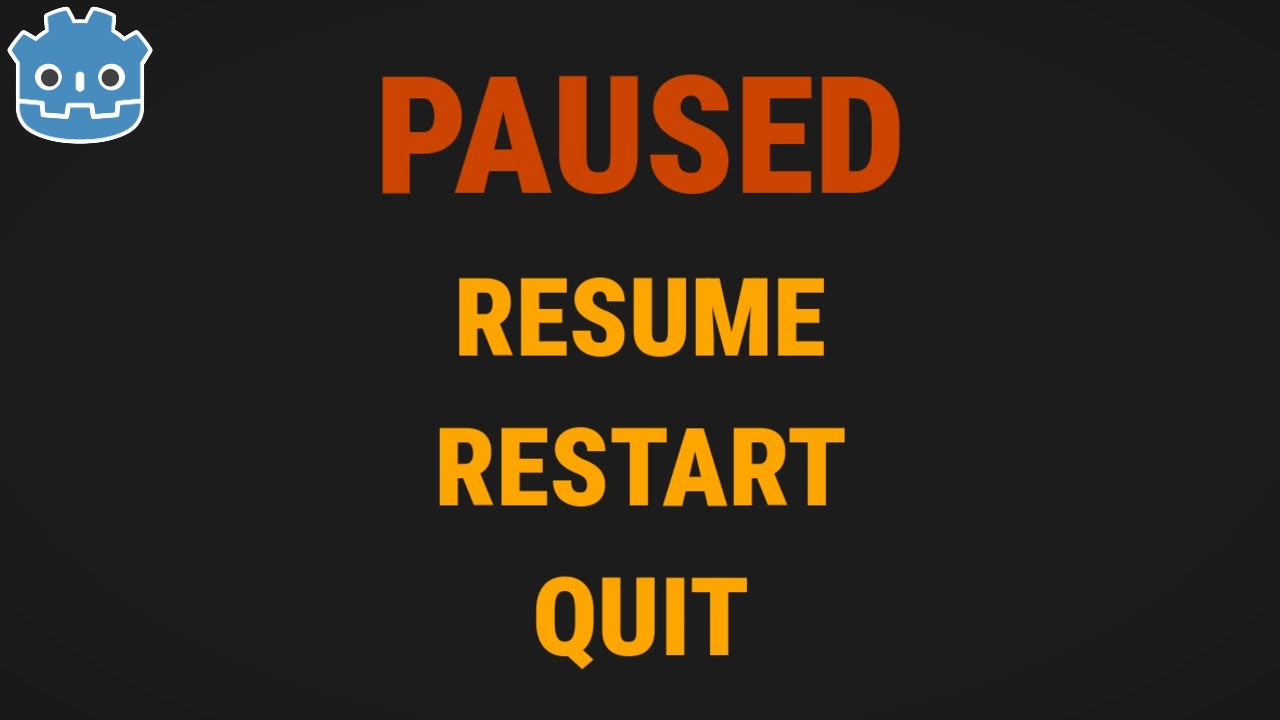 Pause Menu - Godot 4.4 Tutorial - YouTube