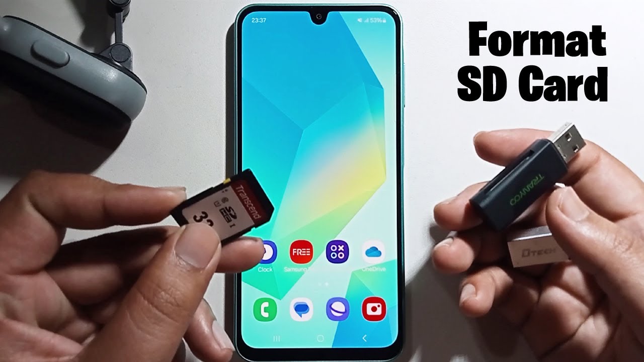 How To Format SD Card on Samsung galaxy A16 - YouTube