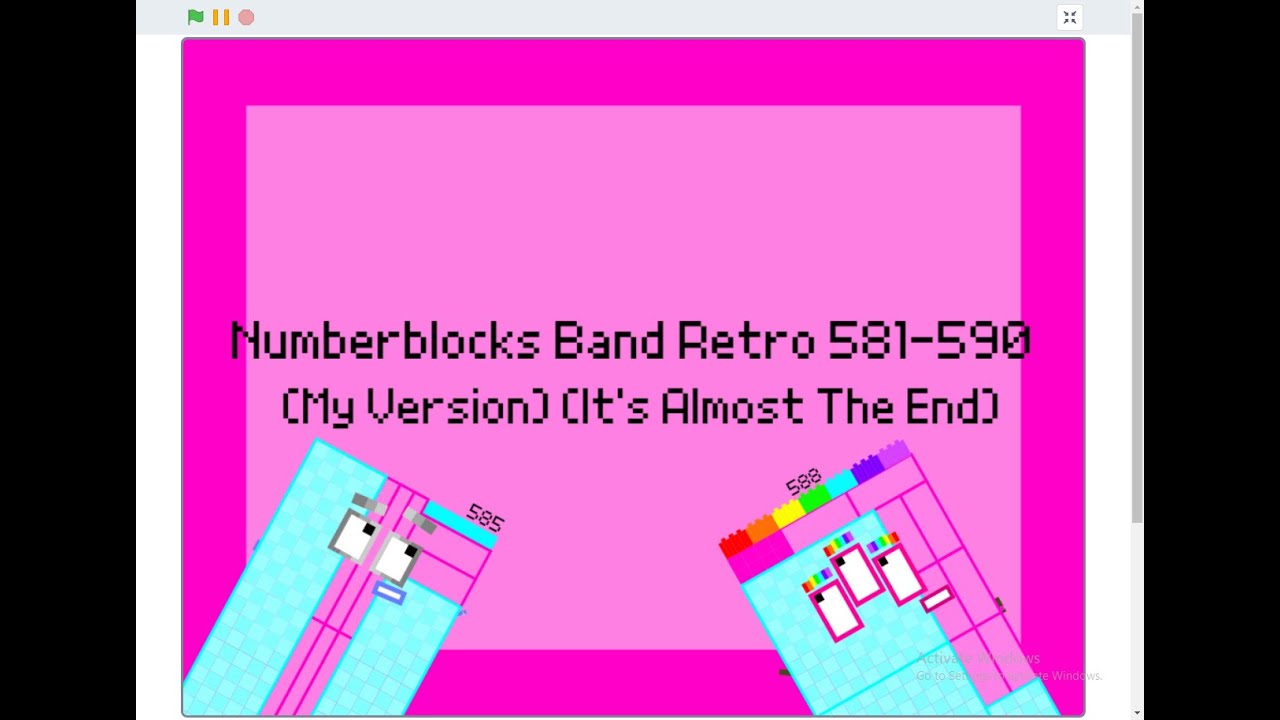 Numberblocks Band Retro 581-590 (My Version) (It's Almost The End ...