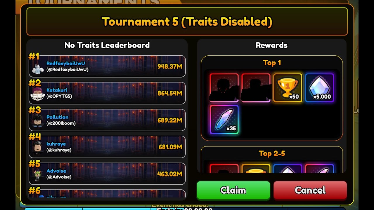 [TRAITLESS] 950m+ DMG NO ALUCARD EASY TOP 1 anime vanguards tournament ...