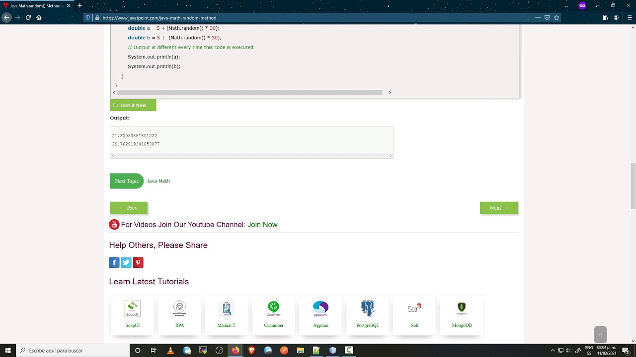 Clase Math y Recursividad con ejemplos en Java (Recursividad en ...