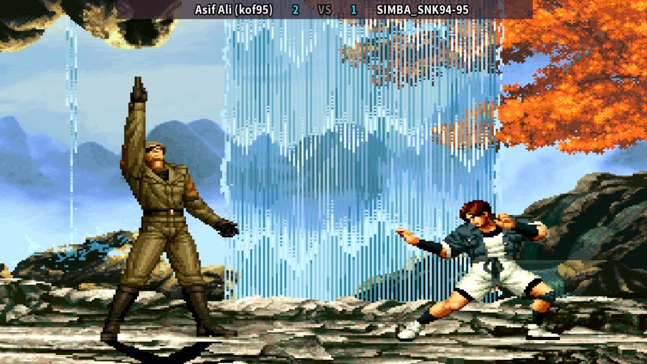 Asif Ali (kof95) (pk) vs SIMBA_SNK94-95 (us) 킹오파 95 The King Of ...