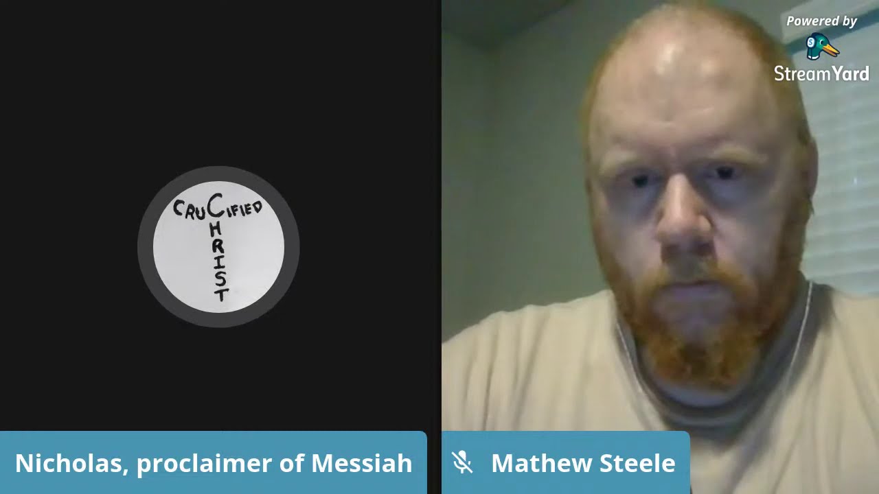 Mathew Steele discusses the Gospel with me. Part1 - YouTube