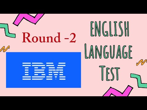 IBM Round-2 English Exam Answers 🥰🥳 | Complete Assessment| English ...