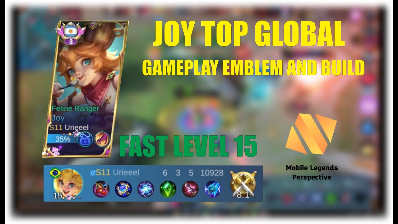 FAST FARMING ️ [ TOP GLOBAL JOY BY URIEEEL ] - Mobile Legends ...