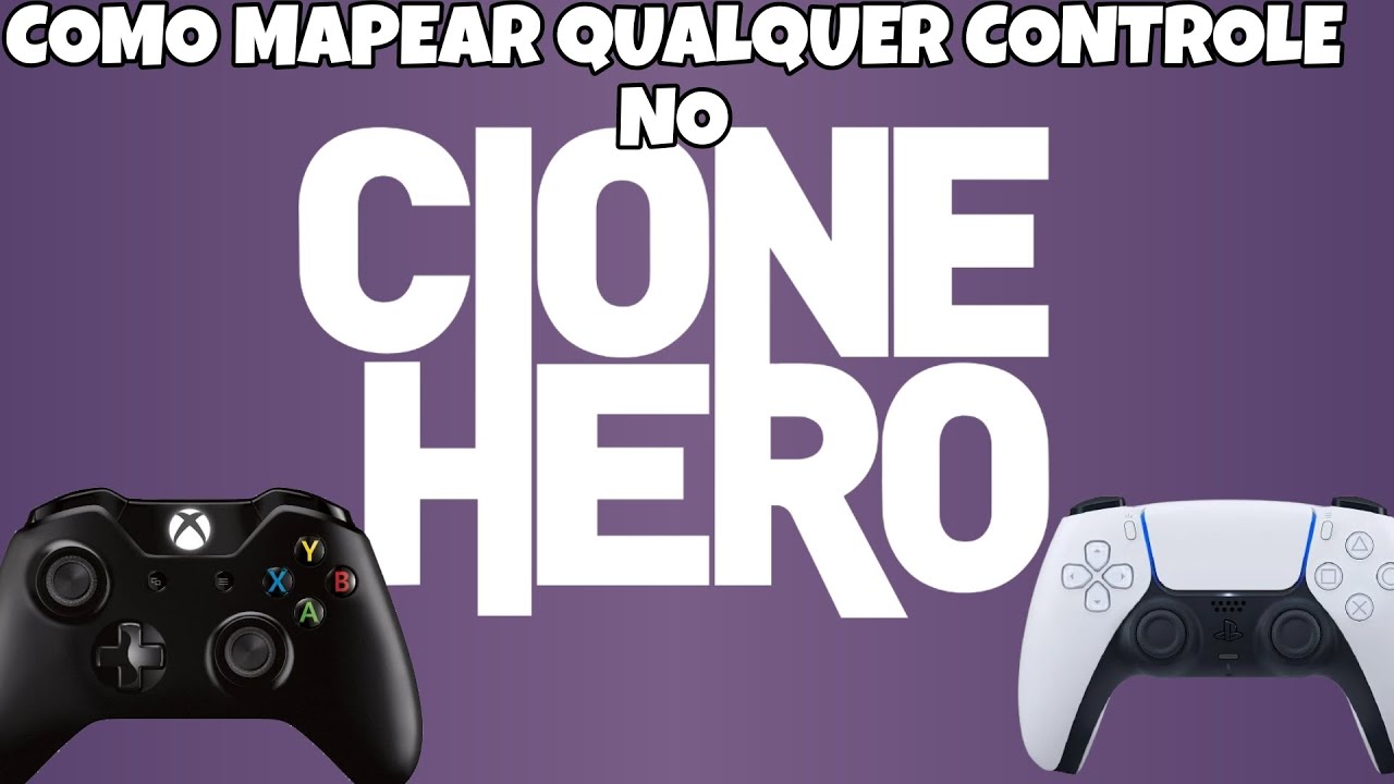 COMO MAPEAR QUALQUER CONTROLE NO CLONE HERO - YouTube