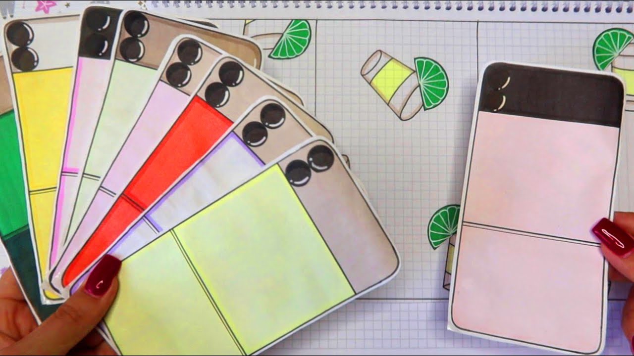 SAMSUNG GALAXY Z Flip 4 🌸 Paper DIY 🌸 Asmr 삼성 갤럭시 Z 플라이 - YouTube