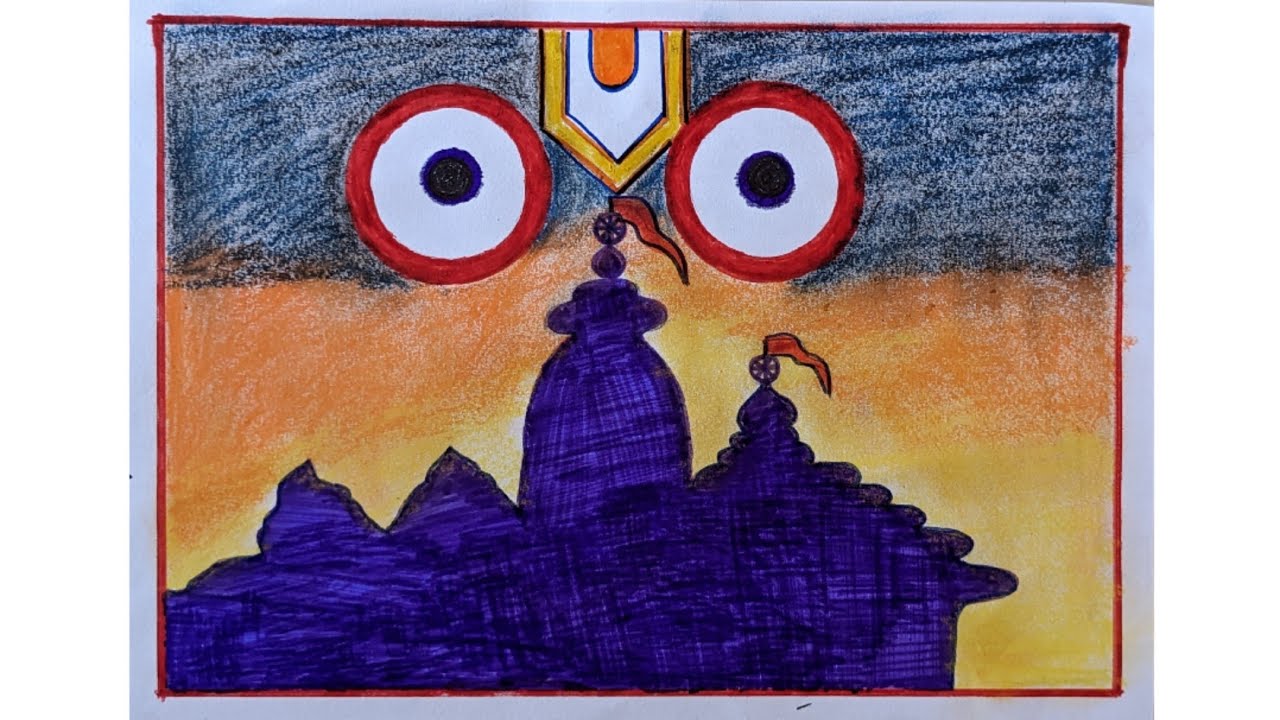 How to draw lord Jagannath -Rathyatra special drawing for @everyone।# ...