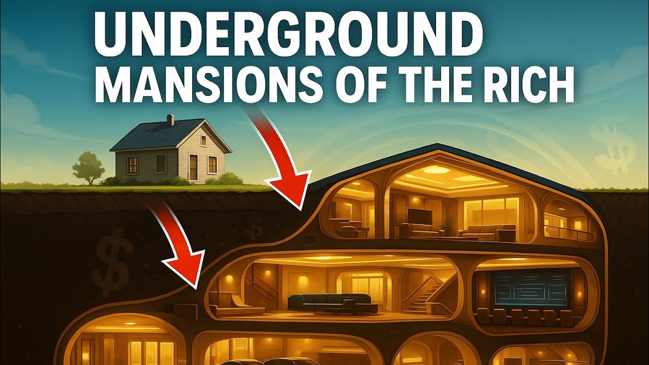 Top 10 Underground Mansions of the Rich – Hidden Luxury Bunkers! - YouTube