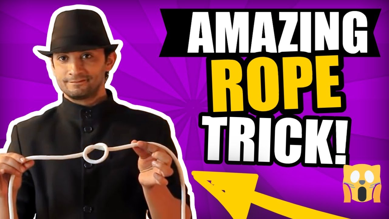 WOW! Amazing Rope Magic Trick Revealed! (Step By Step Tutorial) - YouTube
