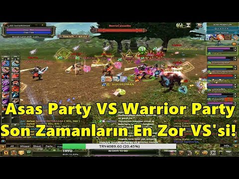 DomenicoWacco - Asas Party VS Warrior Party | Son Zamanların En Zor VS'si! | Knight Online