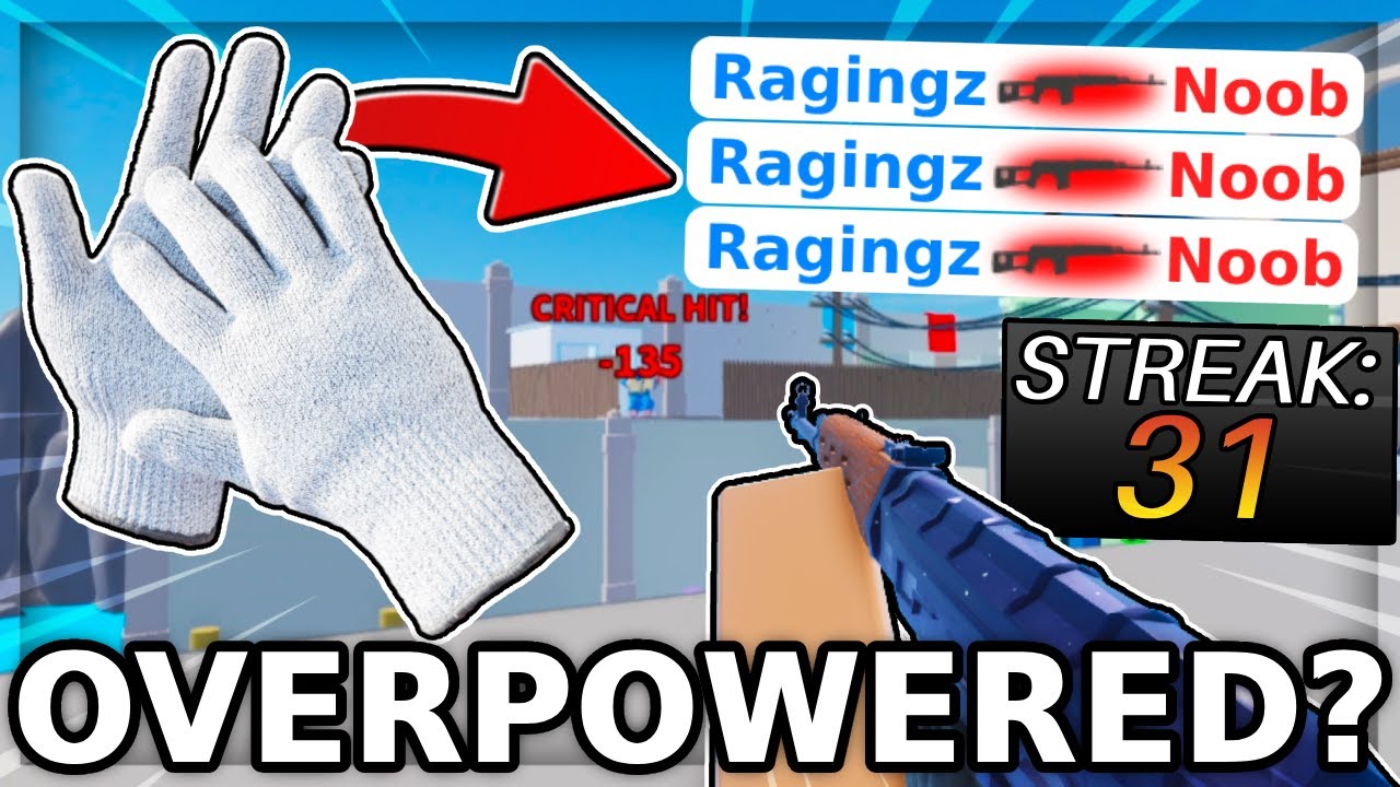 I Played ROBLOX ARSENAL WITH GLOVES... (Roblox Arsenal) - YouTube