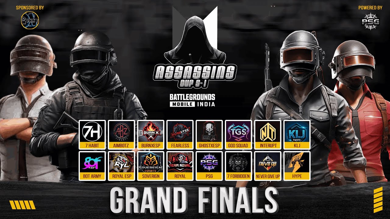 GRAND FINALS OF ASSASSINS CUP SEASON 1 50,000 INR PRESENT BY PSG ...