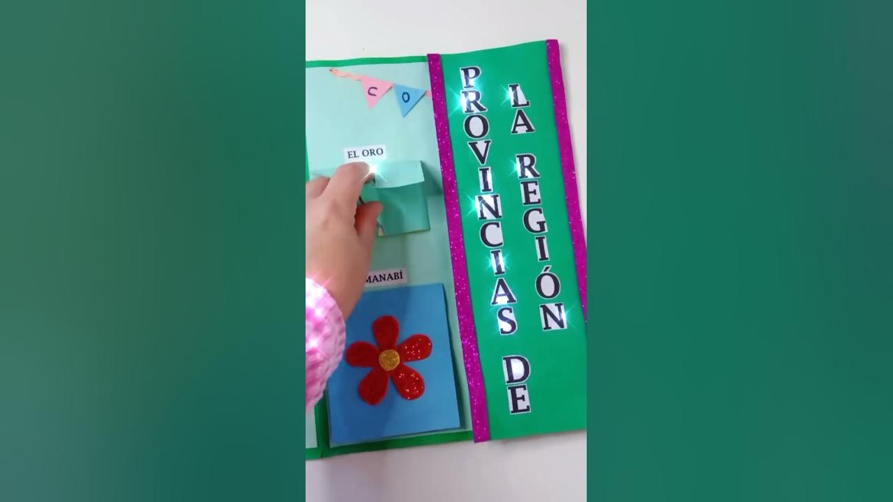 Lapbook con las Provincias de la Región Costa en Ecuador - YouTube