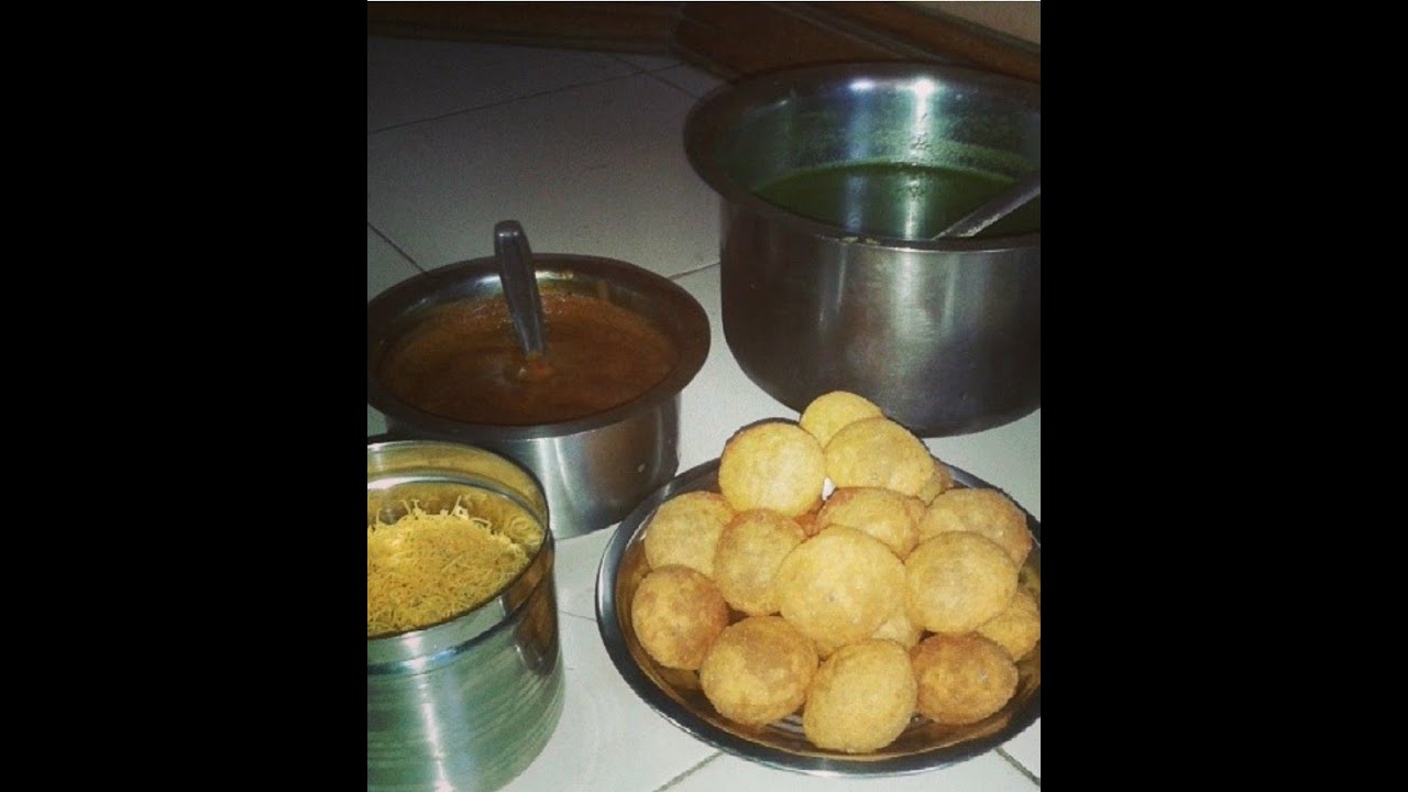 Packet Pani-Puri preparation; quick & simple - YouTube