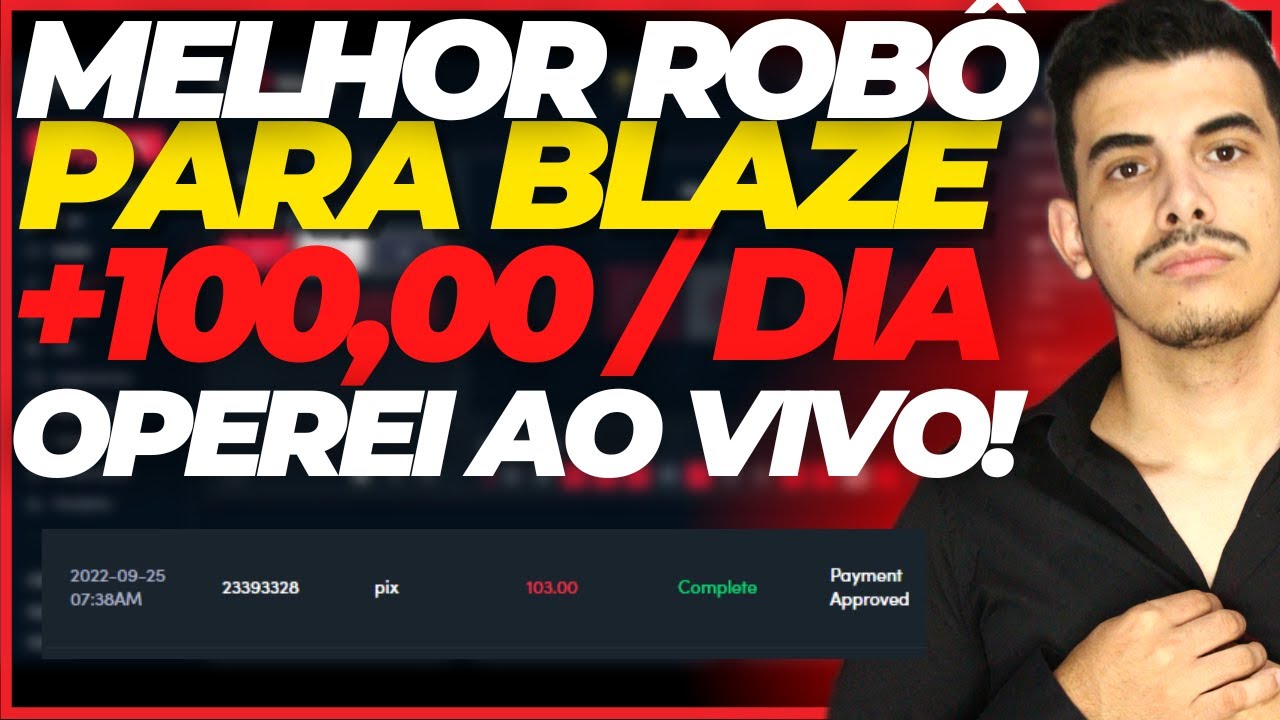 🔴Melhor ROBÔ PARA GANHAR NA BLAZE! Testei e SURPREENDI Com Os ...