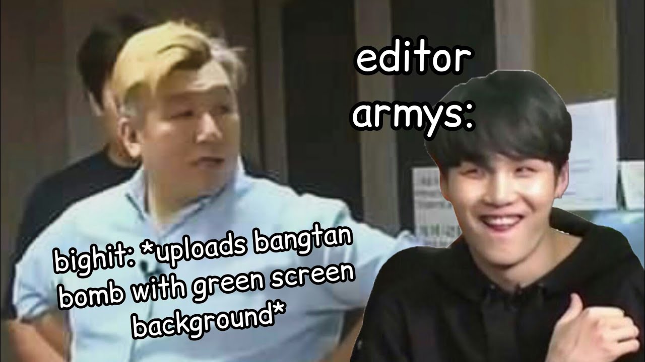 [BTS] dynamite green screen edits - YouTube