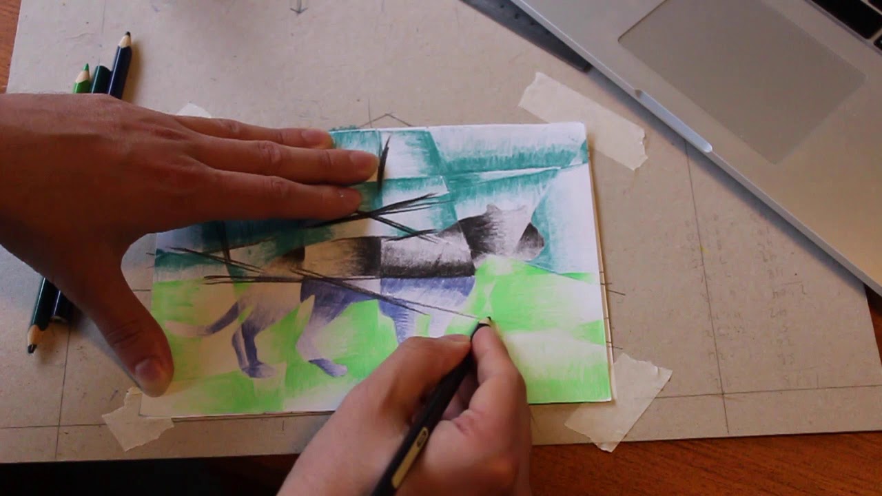 Yr 9 Shattered Value Drawing 3 - YouTube