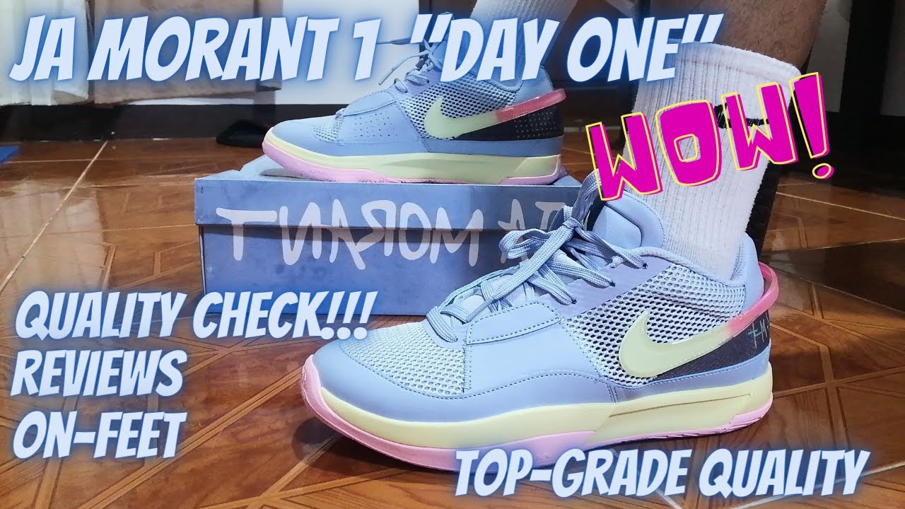 JA MORANT 1 "DAY ONE"/QUALITY CHECK/ REVIEWS/ ON-FEET/ TOP-GRADE SHOES ...