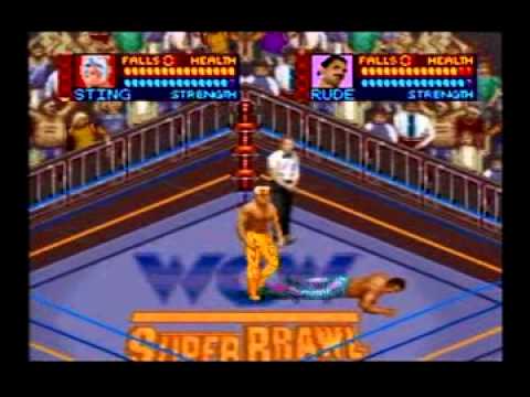 WCW Superbrawl Wrestling Sting Ultimate Challenge (SNES) - YouTube