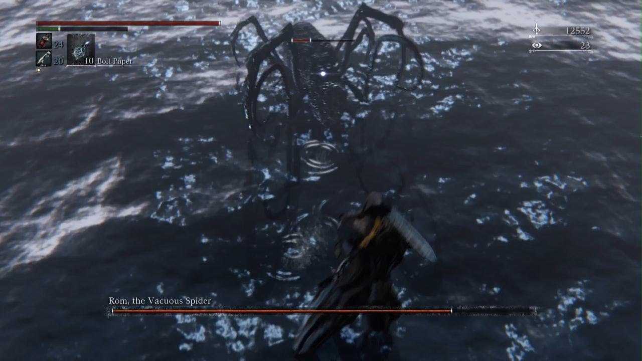 Bloodborne Rom The Vacous Spider - YouTube
