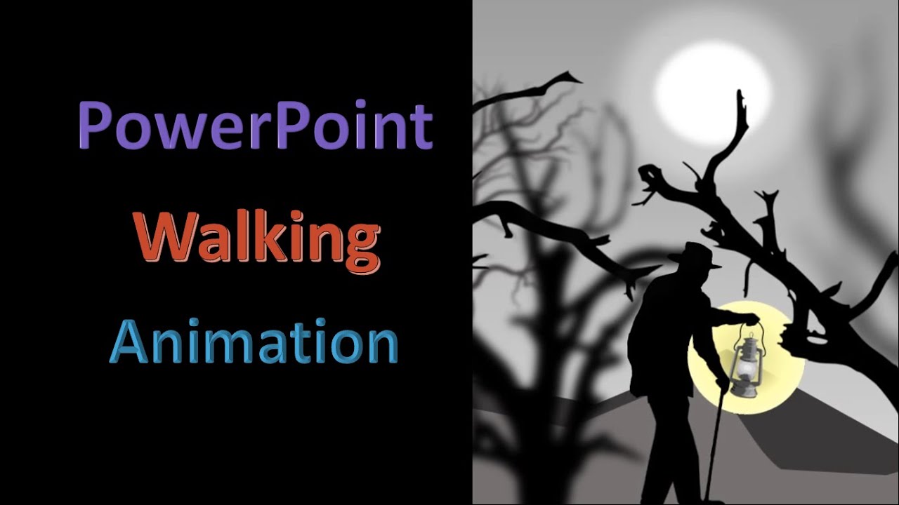 WALKING ANIMATION IN POWERPOINT | WALK CYCLE IN POWERPOINT - YouTube