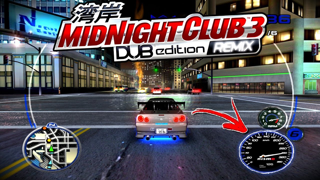 Como colocar o velocímetro em KM/h no MIDNIGHT CLUB 3 - YouTube