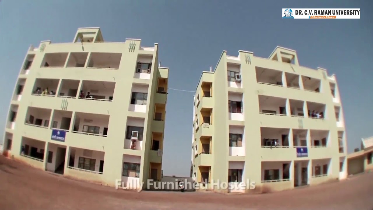 Dr. C V Raman University - Infrastructure - YouTube