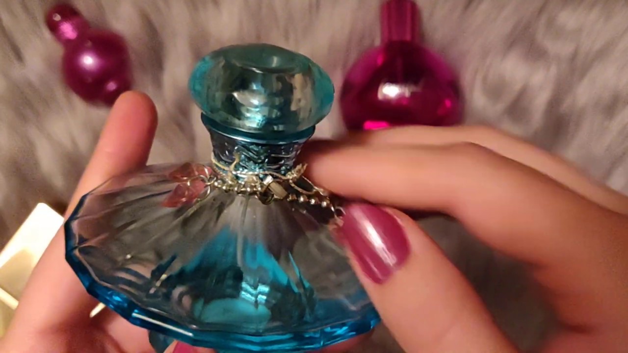 My First ASMR Video! Perfume Tapping, Scratching, Lid & Liquid Sounds - YouTube