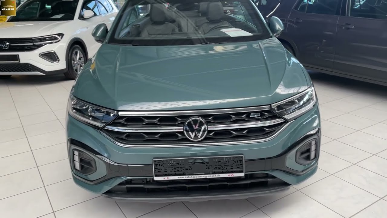 VW T-ROC CABRIO R LINE 150 PS - YouTube