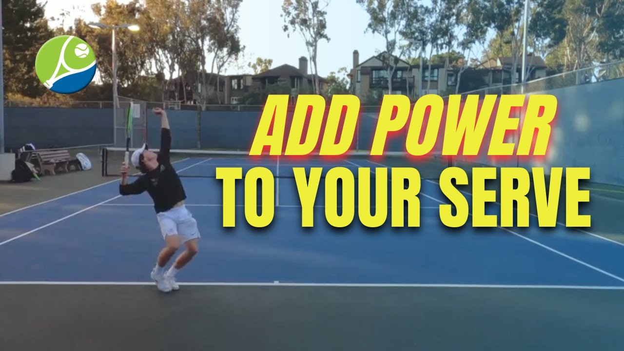 Add Power to Your Tennis Serve with this Simple Move - YouTube