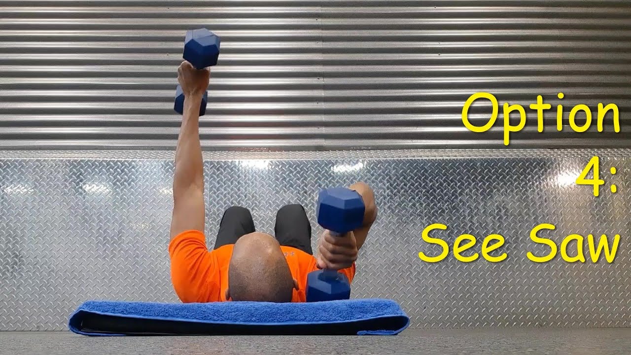 4 Options: Dumbbell Lying Triceps Extensions - YouTube