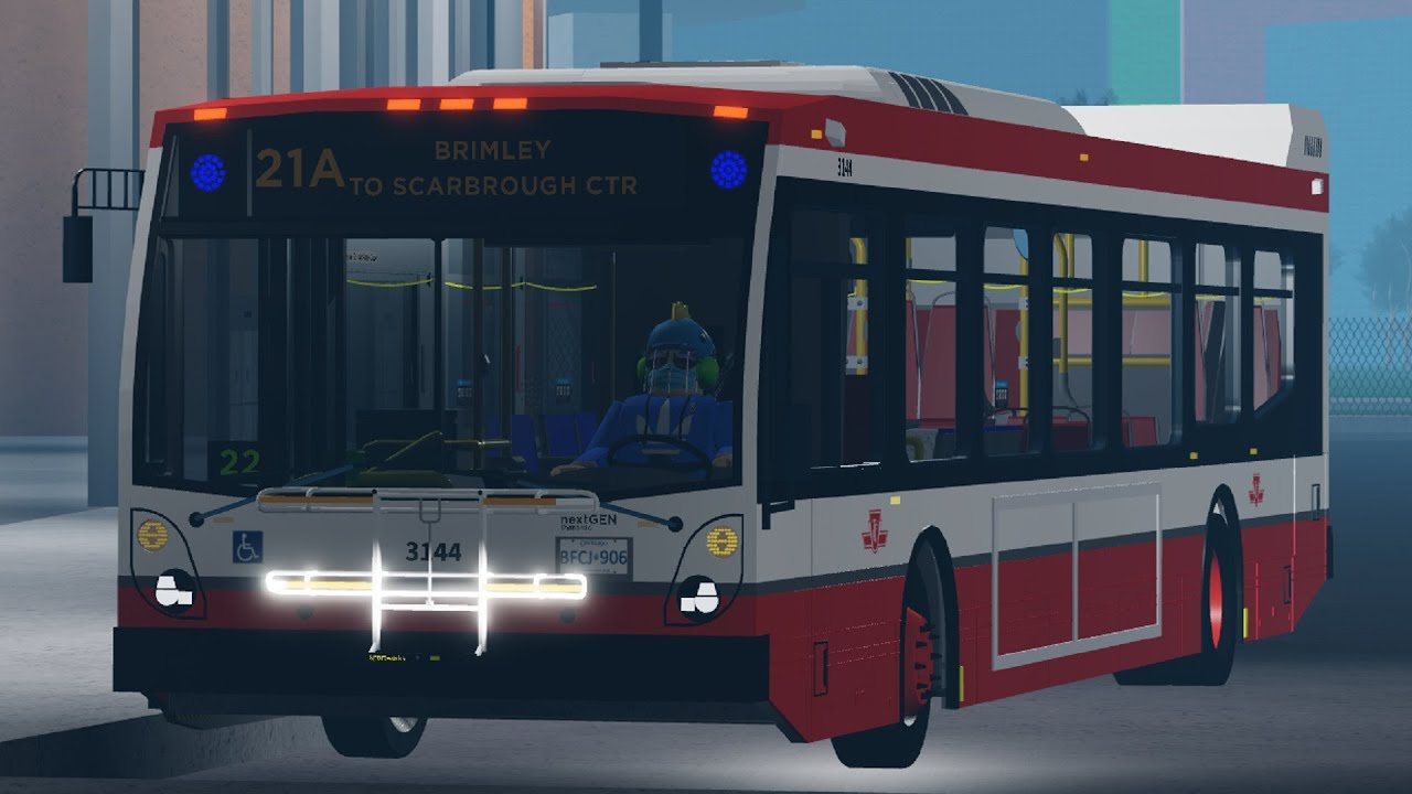 Toronto Transit Commission (Roblox) ~ 2018 Novabus LFS 3144 ~ 21A ...