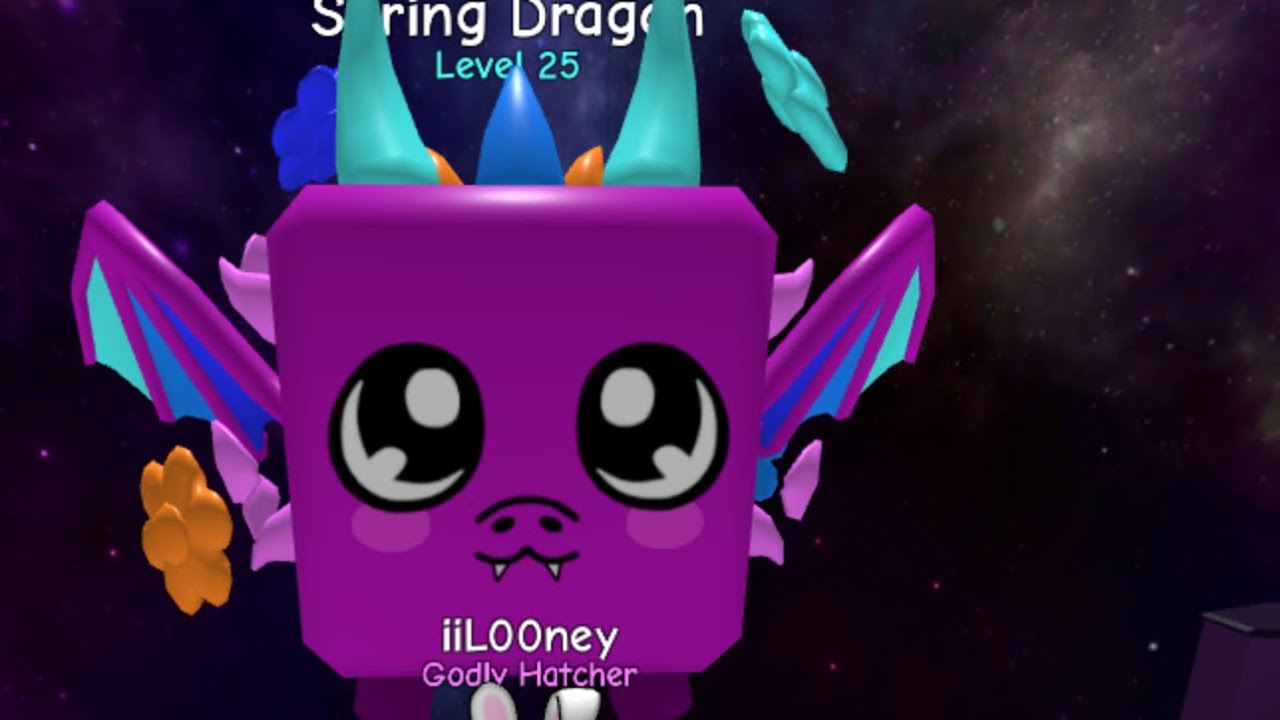 Bubble Gum Simulator - Making Shiny Spring Dragon - YouTube