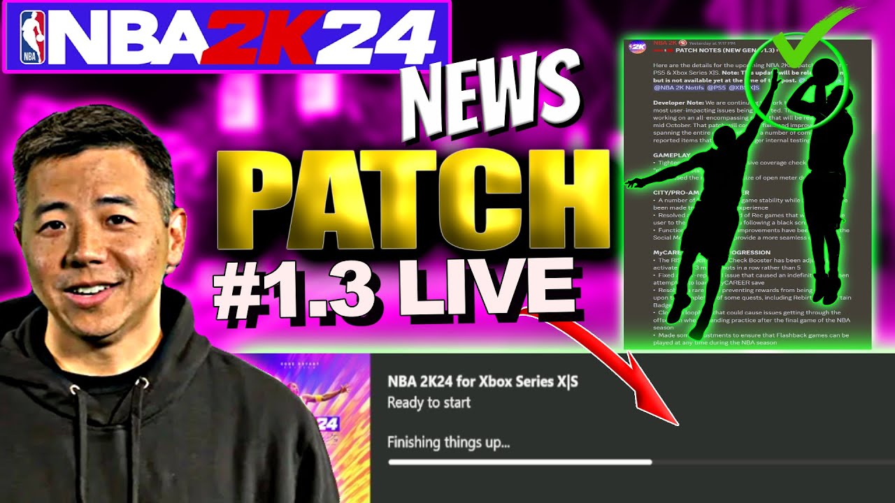 NBA 2K24 PATCH 1.3 IS LIVE | OFFICIAL PATCH NOTES - NBA 2K24 GURU NEWS ...