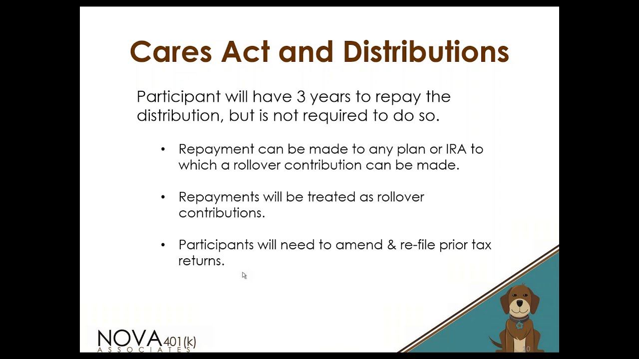 401(k) Loan and Distribution Basics - YouTube