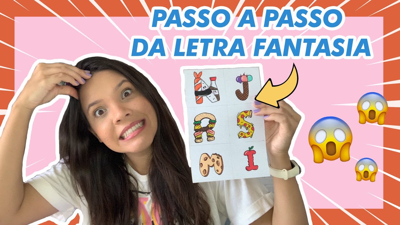 LETTERING PASSO A PASSO: letra fantasia - YouTube