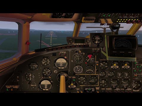 Last 100m of An-24 landing