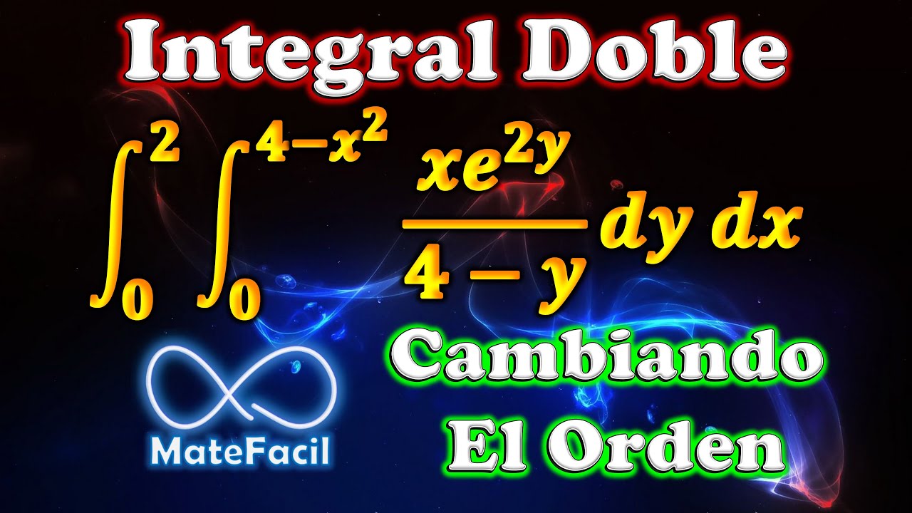 24. Integral DOBLE (Iterada) Cambiando EL ORDEN de INTEGRACIÓN - YouTube