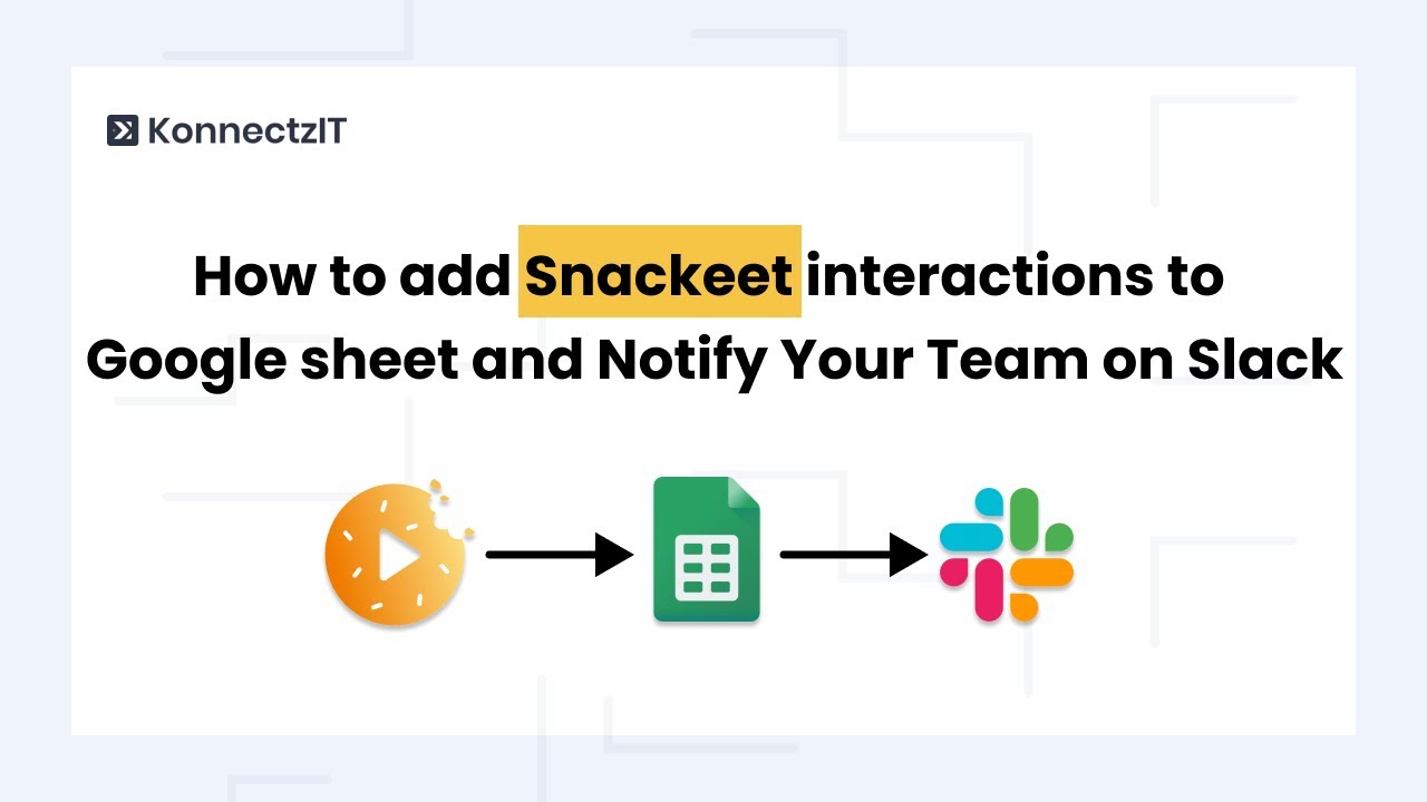 How to add Snackeet Interactions to Google sheet and Notify Your Team ...